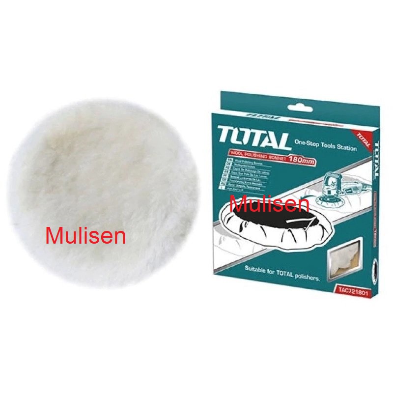 TOTAL Wool Polishing Bonnet 180mm (TAC721801) | Shopee Philippines