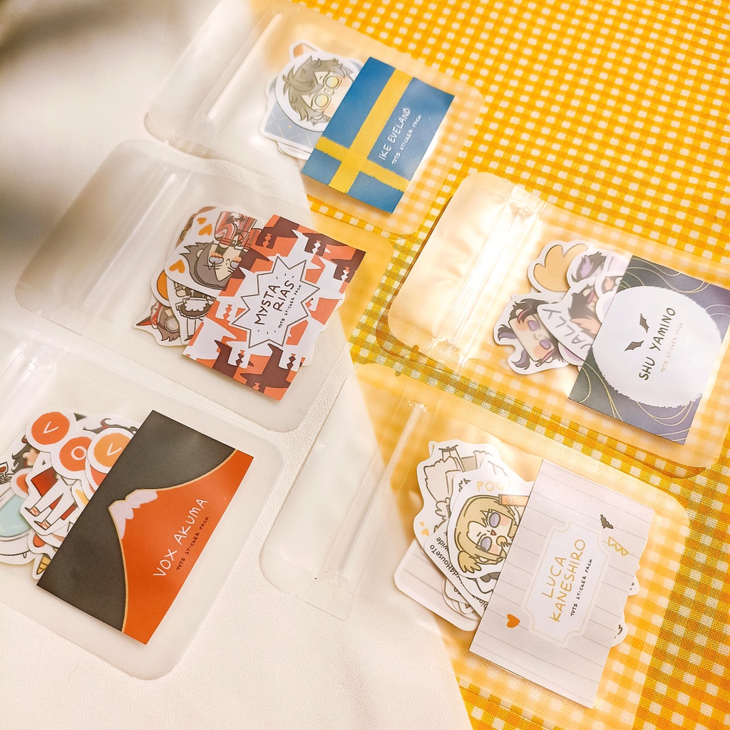 Luxiem Sticker Pack (Ike, Luca, Mysta, Shu, Vox) Nijisanji | Shopee ...