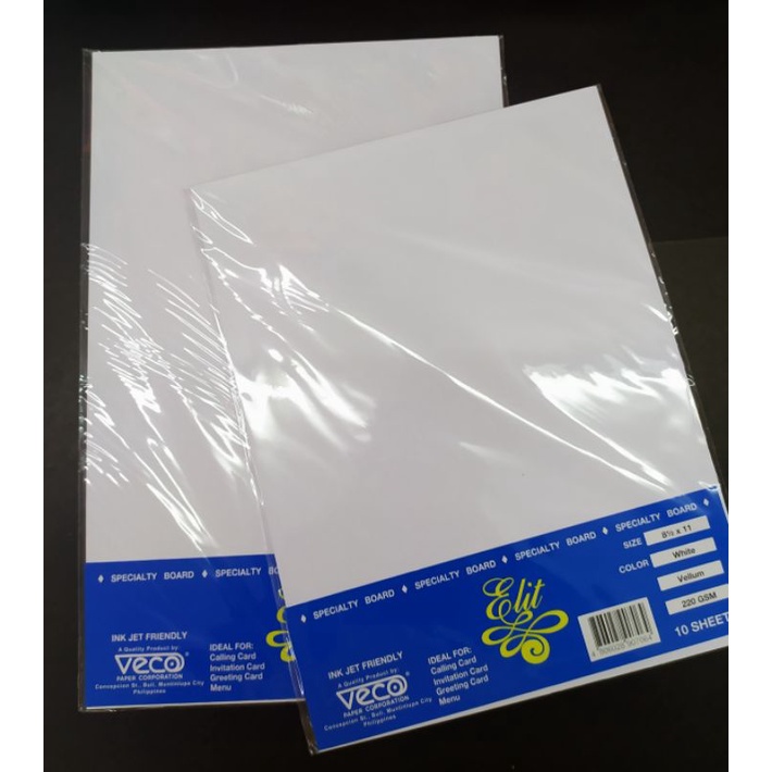 10 Sheets White Vellum Board Paper | Shopee Philippines