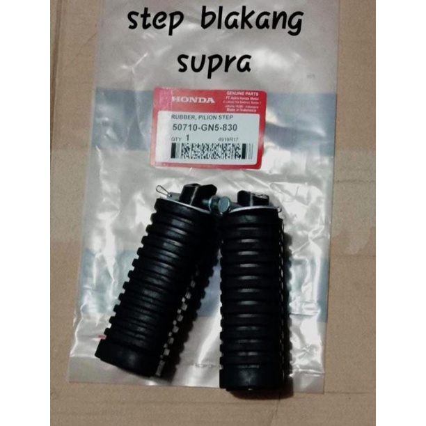 RUBBER STEP STEP STEP SUPRA GRAND KPH suprax125 revo old ori ahm ...
