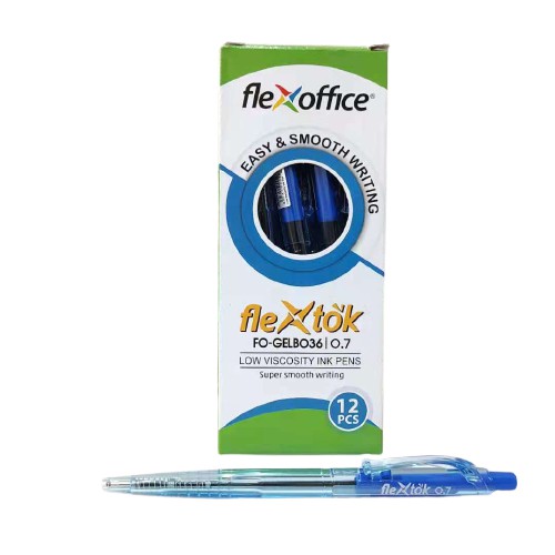 Flexoffice [Flextok] 0.5/0.7 12pcs ball pen | Shopee Philippines