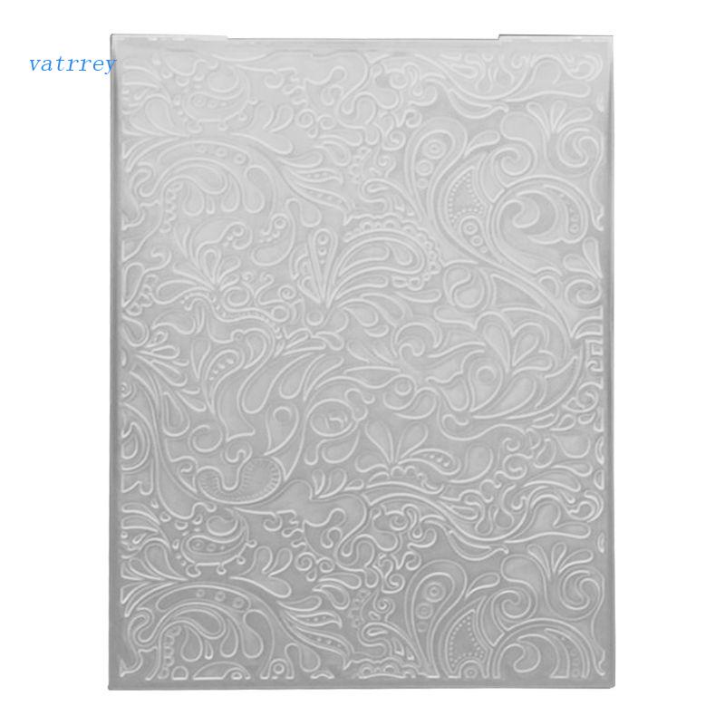 VA Sea Wave Uneven Embossing Folder 3D TPR Decorative Embossing Stencil ...