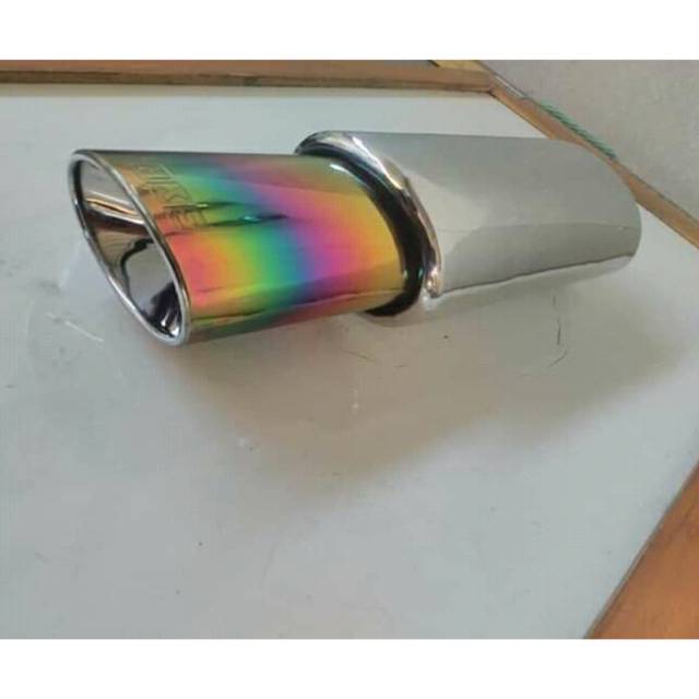 Hks Oval Turbo Rainbow Car Muffler For Starlet, Jazz, Brio, Civic ...