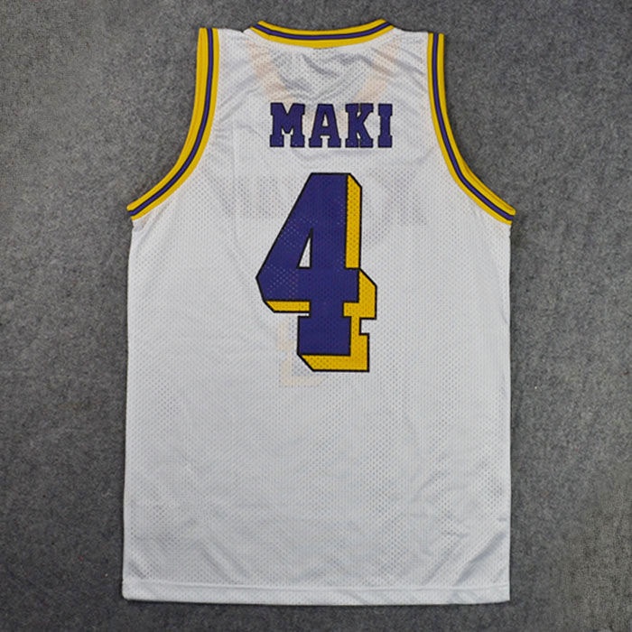 Slam Dunk Jersey Cosplay Costume Kainan Shnichi Maki#4 Hot Printing ...