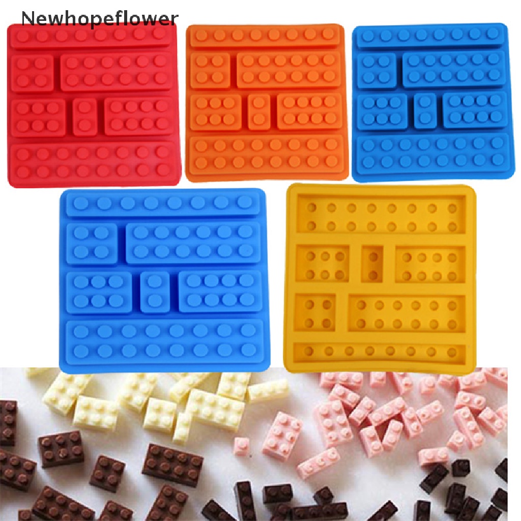 CKFR 1 Pcs Chocolate Silicone Mold Blocks Bricks Ice Tray Fondant ...