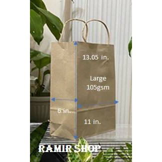 Paper bag with handle ( per piece ) | Shopee Philippines