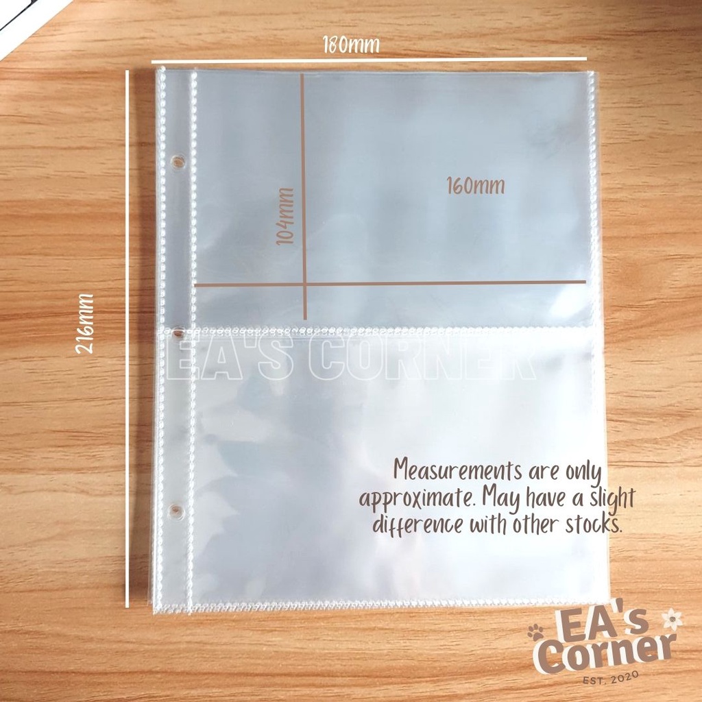 [EA's Corner] A5 3-Rings Wide PP Matte Binder and Inner Sleeves ...