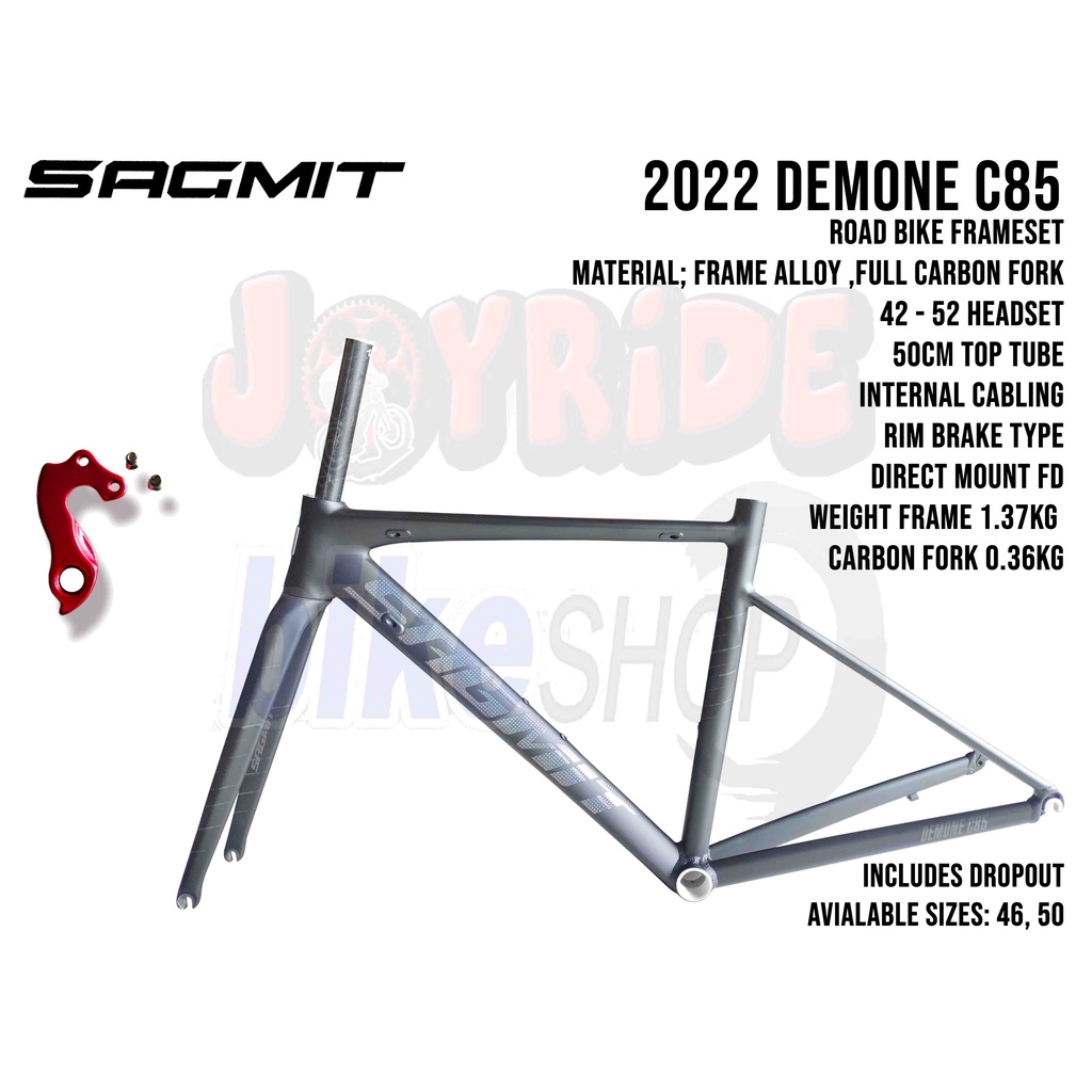 2022 SAGMIT DEMONE C85 FRAME SET (CARBON FORK) | Shopee Philippines