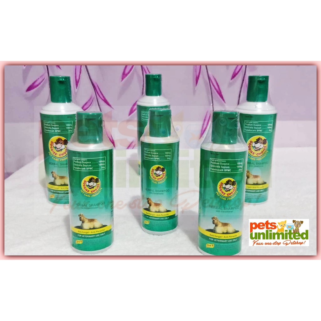 Doggies Choice Herbal Shampoo (Anti fungal & Anti Parasitic) | Shopee ...
