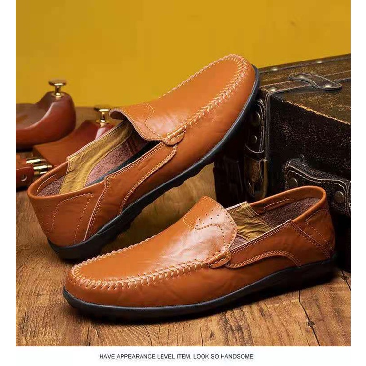 COD MEN FORMAL CASUAL LEATHER SHOES FASHION#C98 | Shopee Philippines