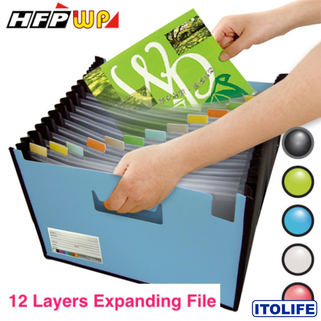 HFPWP Expanding Standing Folder (12 Pockets) | Shopee Philippines