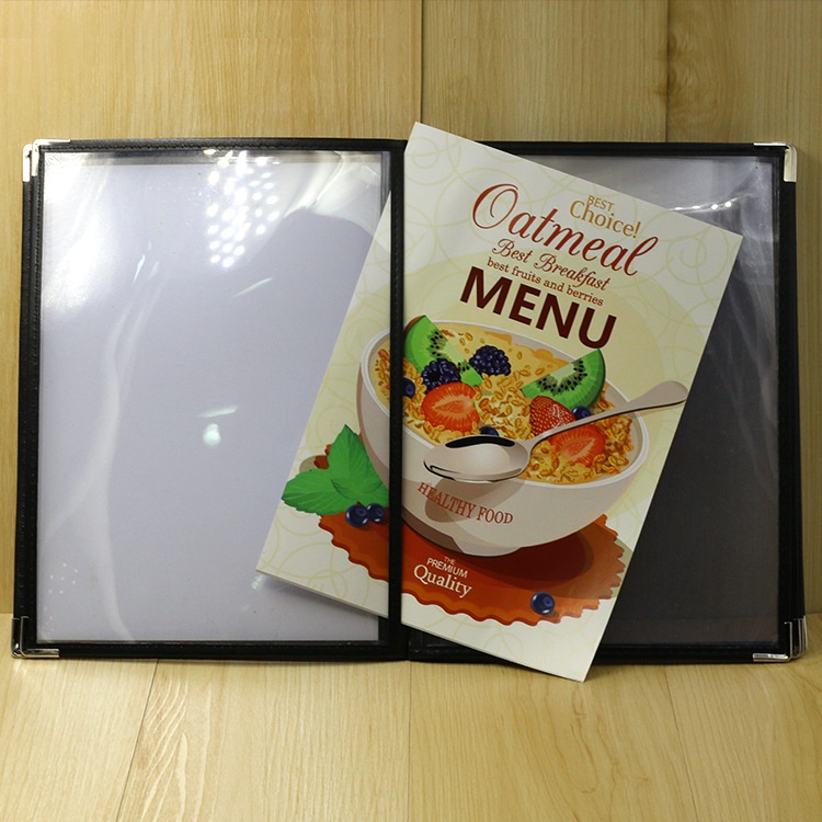 A4 Size Menu Cover Restaurant Cafe Bar Coffee Shop Store Menu Cover ...