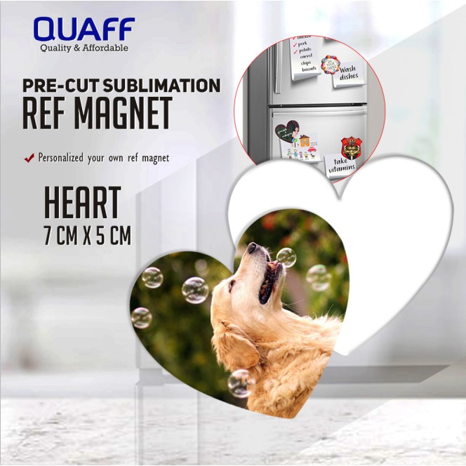 (5 pcs) QUAFF Sublimation Printable Ref Magnet Pre-cut (blanks ...