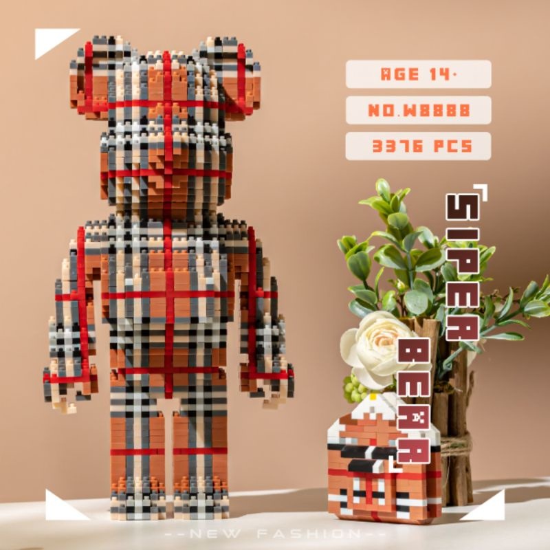 The Most Bearbrick Bearbrick Building Blocks Limited Edition ️!Lego ...