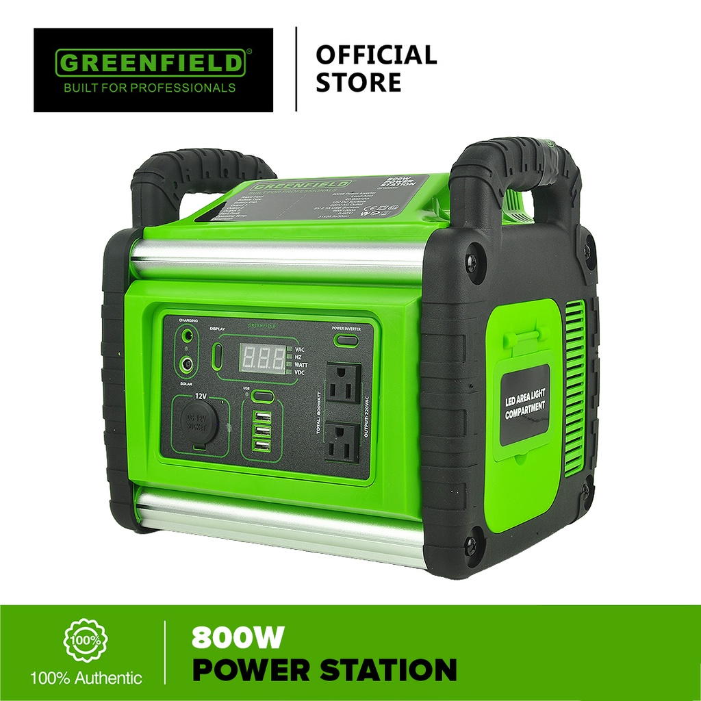 Greenfield 800W Lead-acid Power Station | Shopee Philippines
