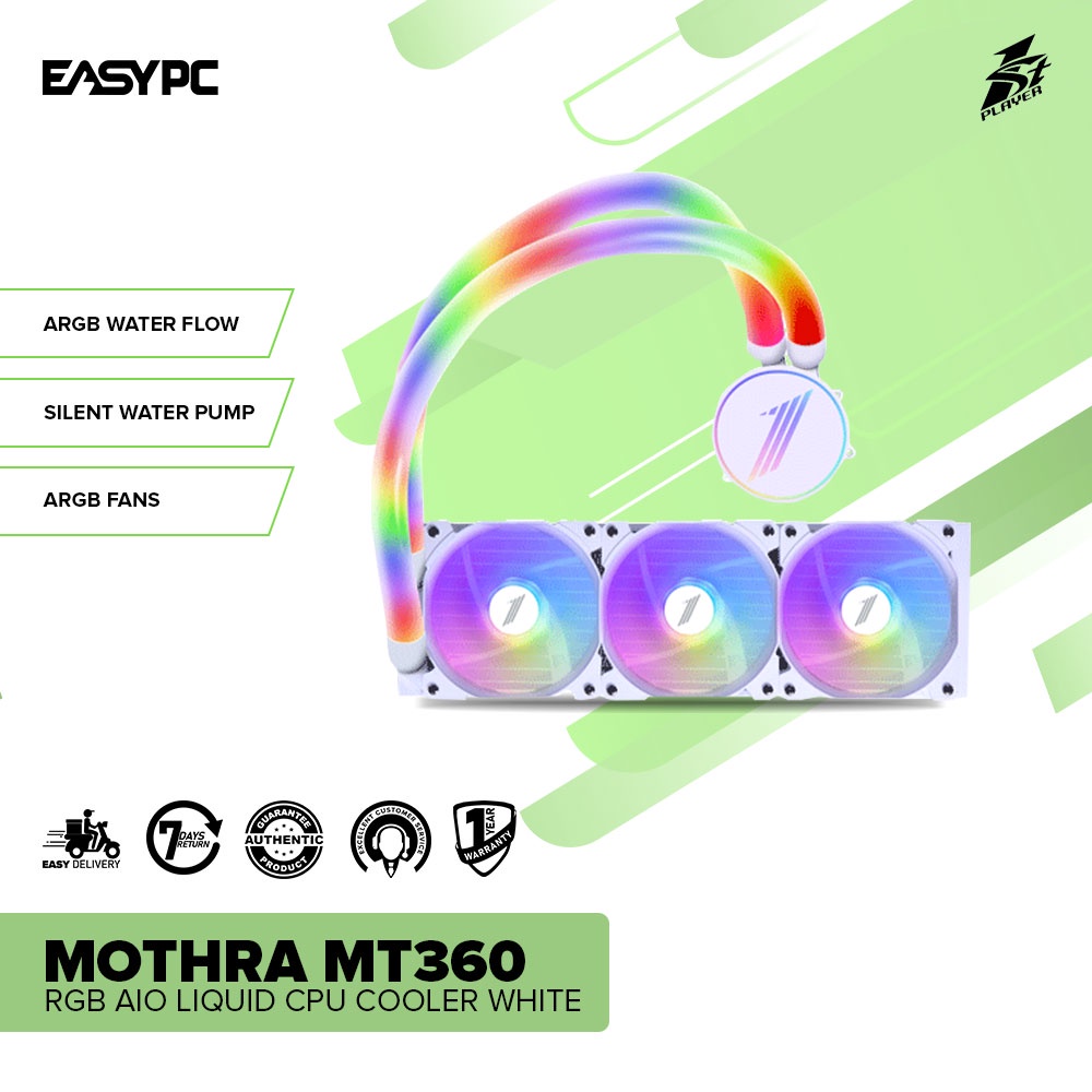 EasyPC | 1stplayer Mothra MT240 or MT360 AIO cpu liquid water cooler ...