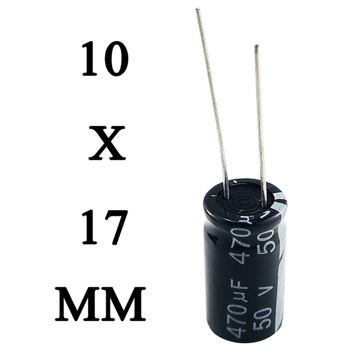 470uF 50V Capacitor,JIADONG 20PCS Electrolytic Capacitor Assortment for ...