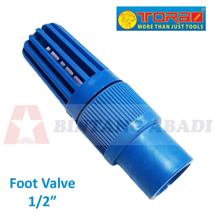Tora Foot Klep Jumbo Plastic 1 / 2 "+ Pvc Foot Valve Heavy Duty Ba3 ...