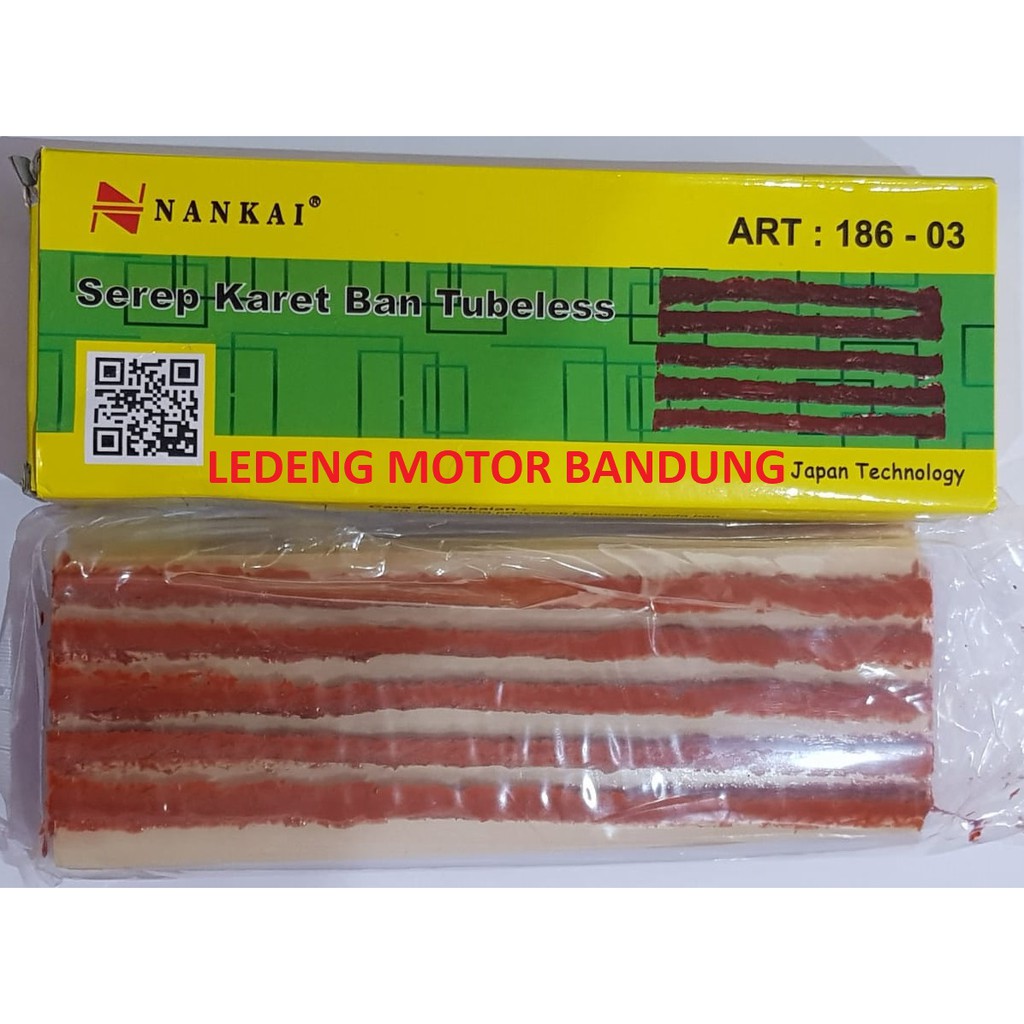 Nankai Tubles Rubber Worm Glue Tubeless Tire Patch Refill | Shopee ...