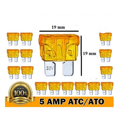 Mini Small Fuse Blade Mini Motorcycle Plug-in Fuse 5A 5 Ampere car ...