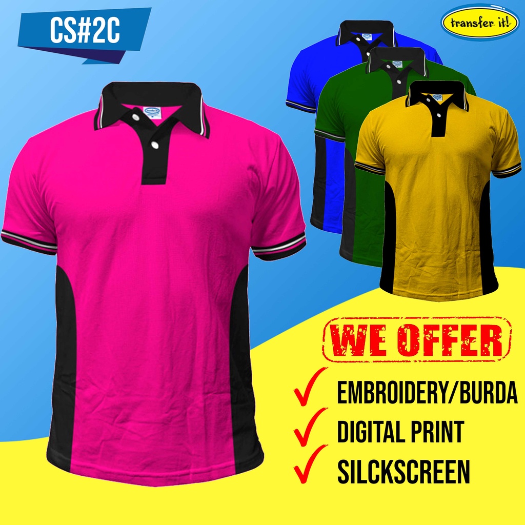 Transfer it Polo Combination CS#2C PLAIN Uniform Honeycomb Cotton ...