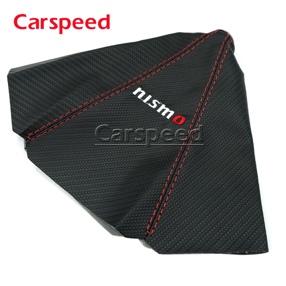 Nismo Carbon Look For Nissan Car Shift Knob Boot Shifter Cover For MT ...