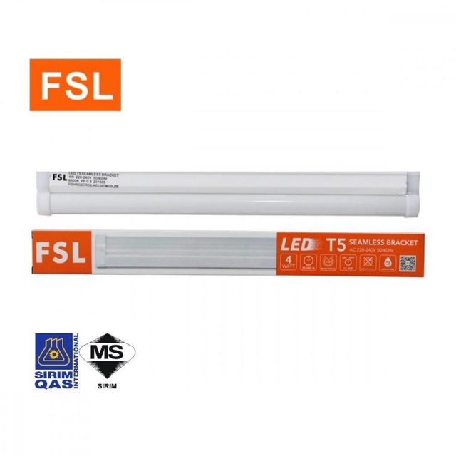 FSL T5 Led Tube with Fitting Complete Set (Sirim Approved) | Shopee Philippines