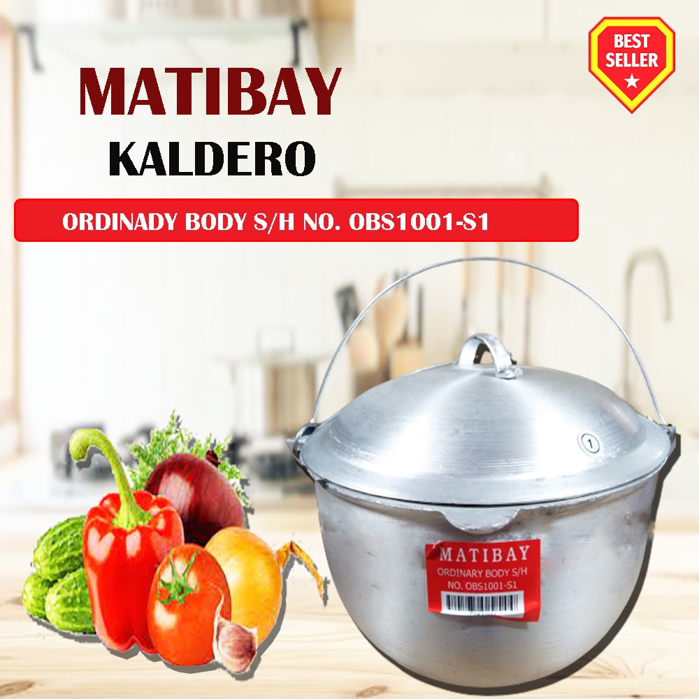 PHSHOP Matibay Aluminum Caldero Kaldero Makapal MADE IN PHILIPPINE (1pc ...