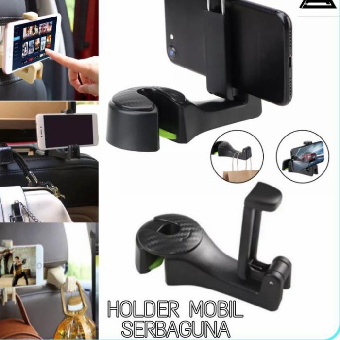 HP FT - car phone holder / cell phone hook in car headrest hook ...