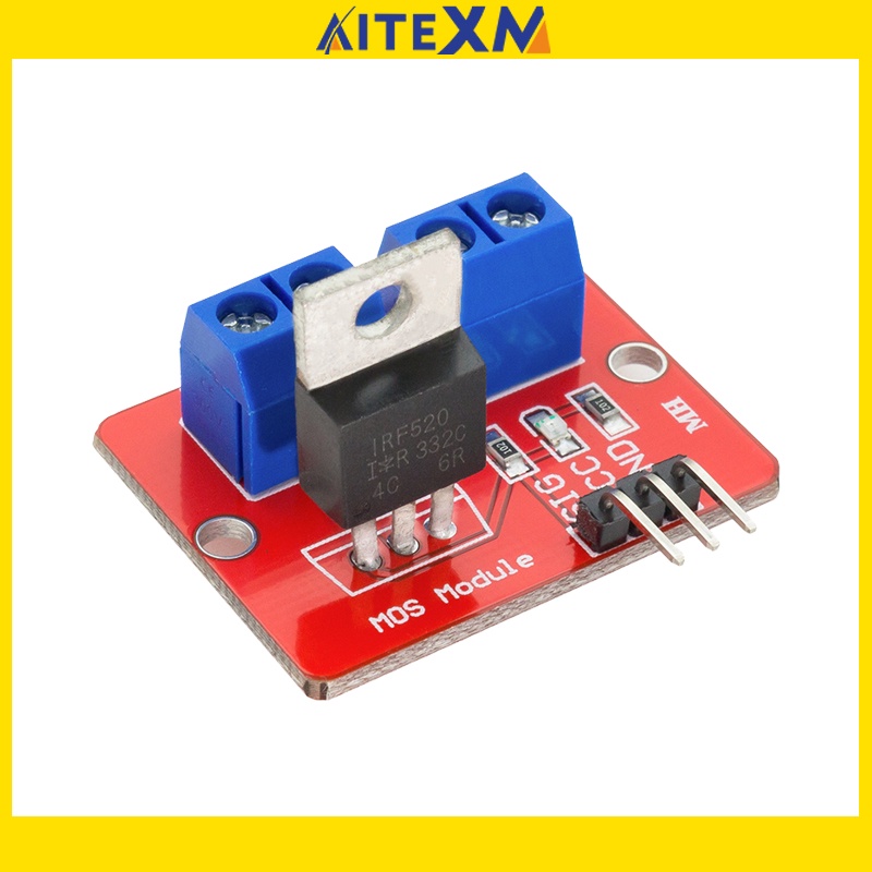 0 24v Top Mosfet Button Irf520 Mos Driver Module For Arduino Mcu Arm