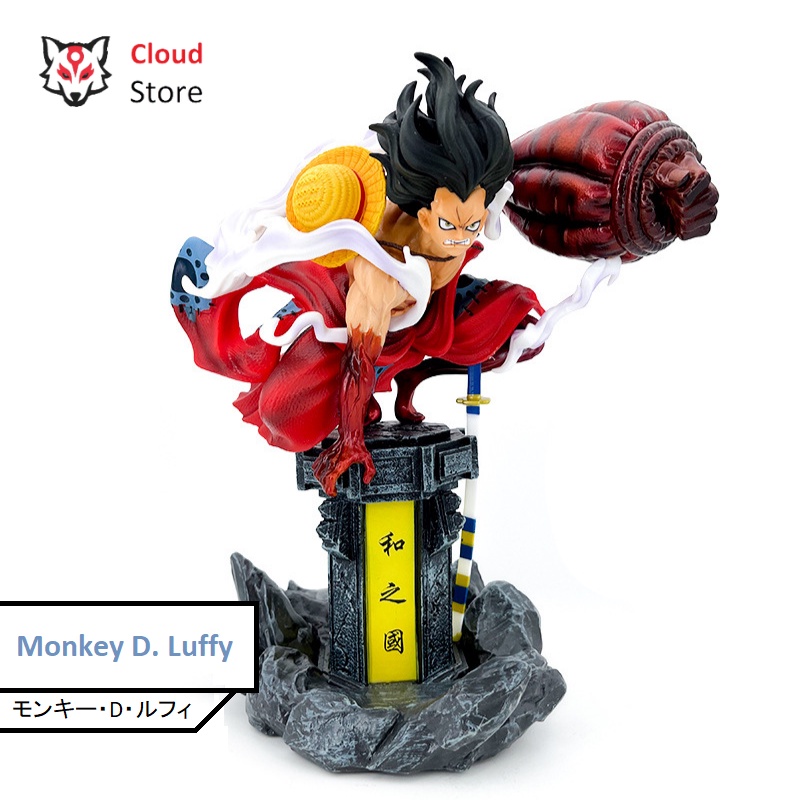 Luffy Gear 4 Snake Man model 30cm tall and weighs 2kg, genuine one ...