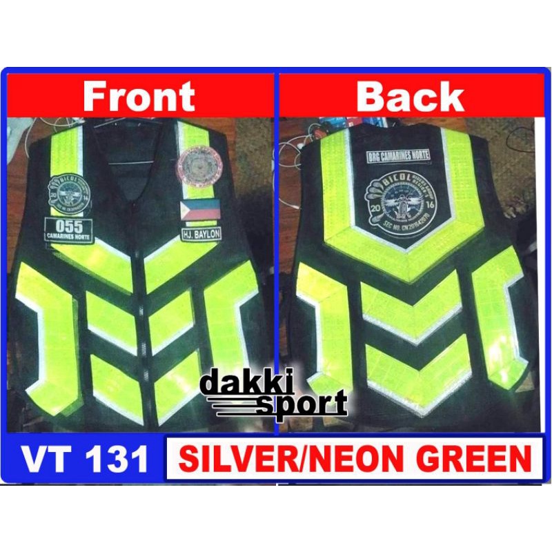 any design customized reflectorize riders vest with logo | Shopee ...