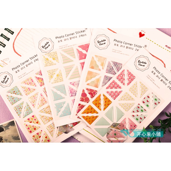 Scrapbook corner sticker for pictures | Shopee Philippines