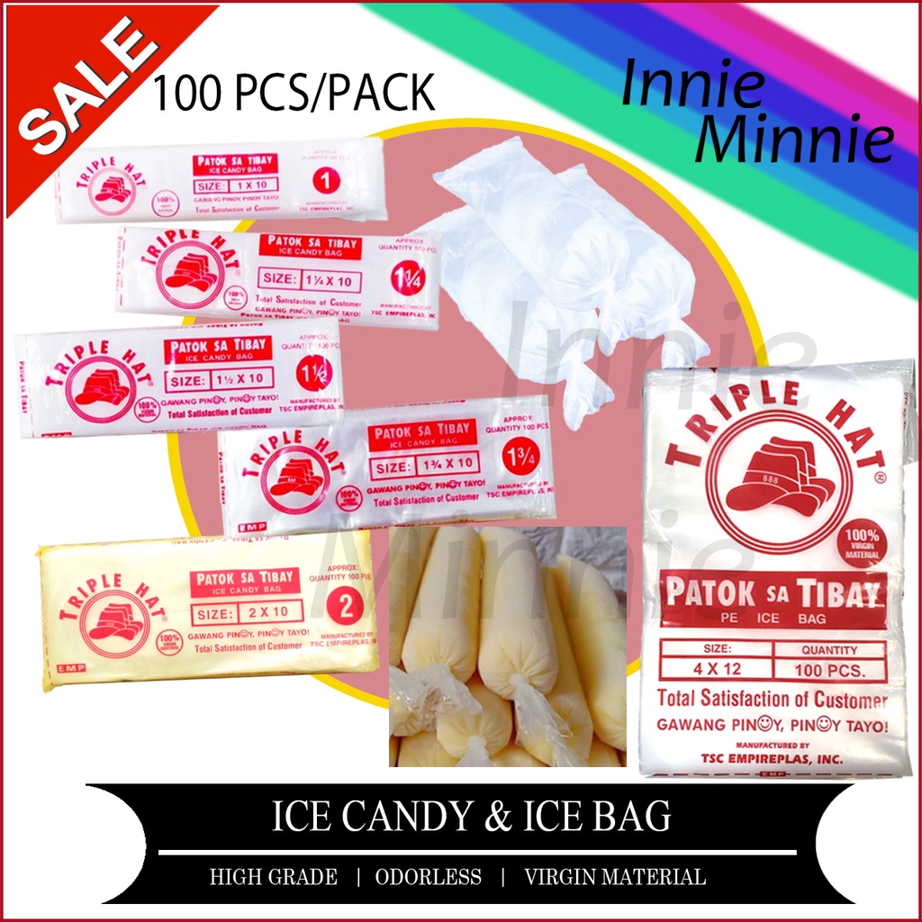 [100pcs] Ice Bag & Ice Candy Bag | Shopee Philippines