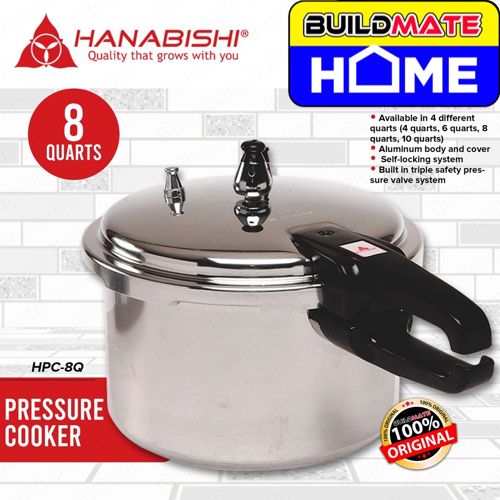 BUILDMATE HOME HANABISHI Pressure Cooker 8 Quartz HPC-8O | Shopee ...