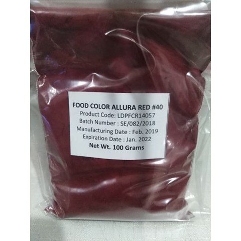Allura Red Food Color #40 (50g, 100g, 250g) | Shopee Philippines