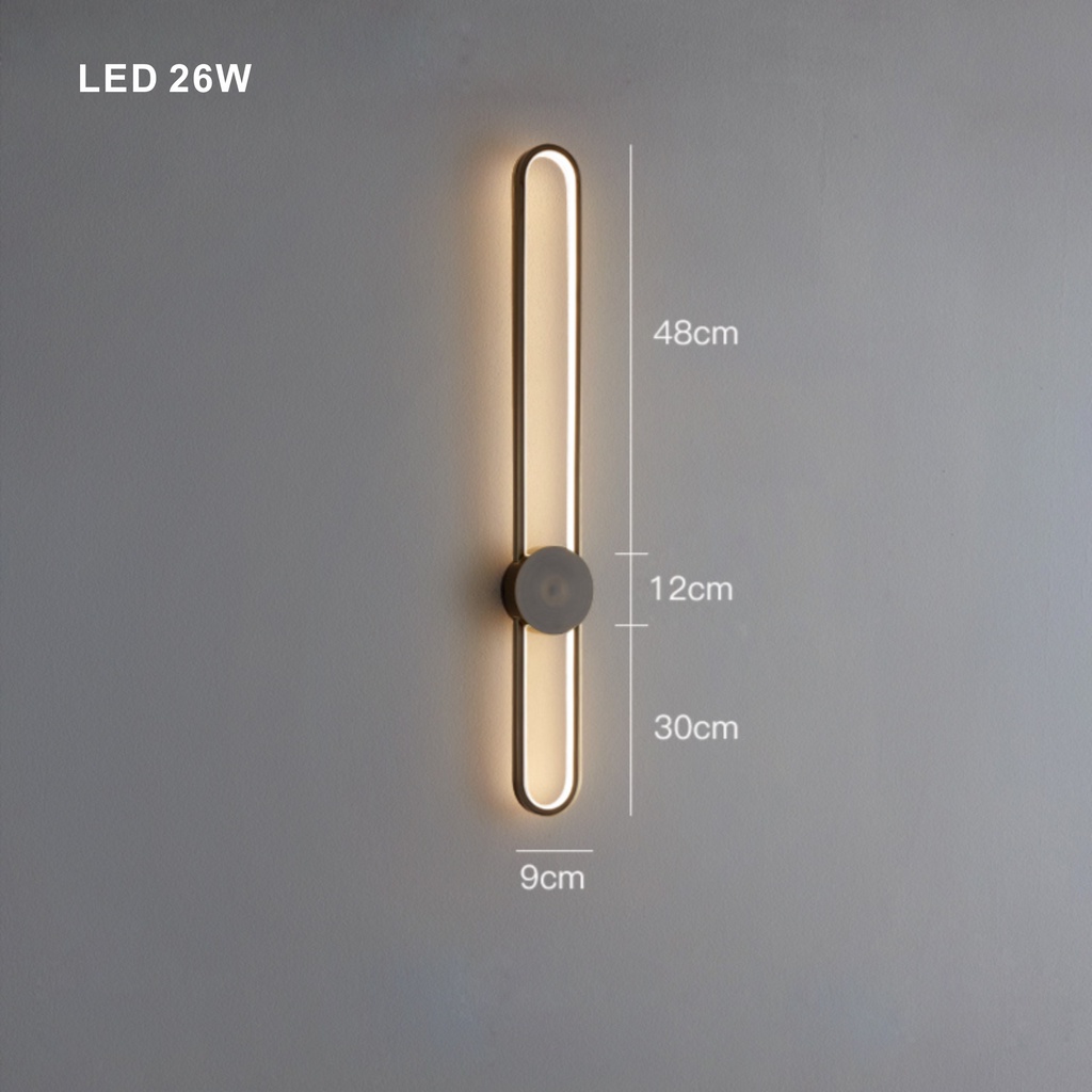 Modern Minimalist Light Luxury Wall Lamp Bedroom Bedside Minimalist ...