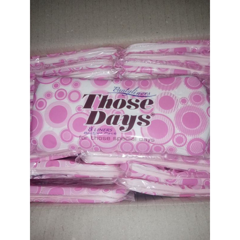 Those Days Pantyliners 8's and 20's Liners per pack | Shopee Philippines