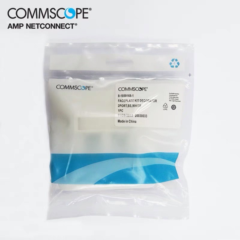 AMP Commscope CAT5E/CAT6 1Port 2 Ports Faceplate Degree Angle Type Data ...