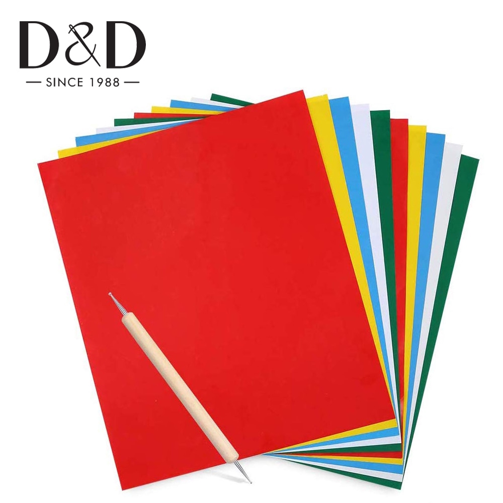 11pcs 10 Pieces of Embroidery Transfer Paper Plus 1 Stylus Package ...