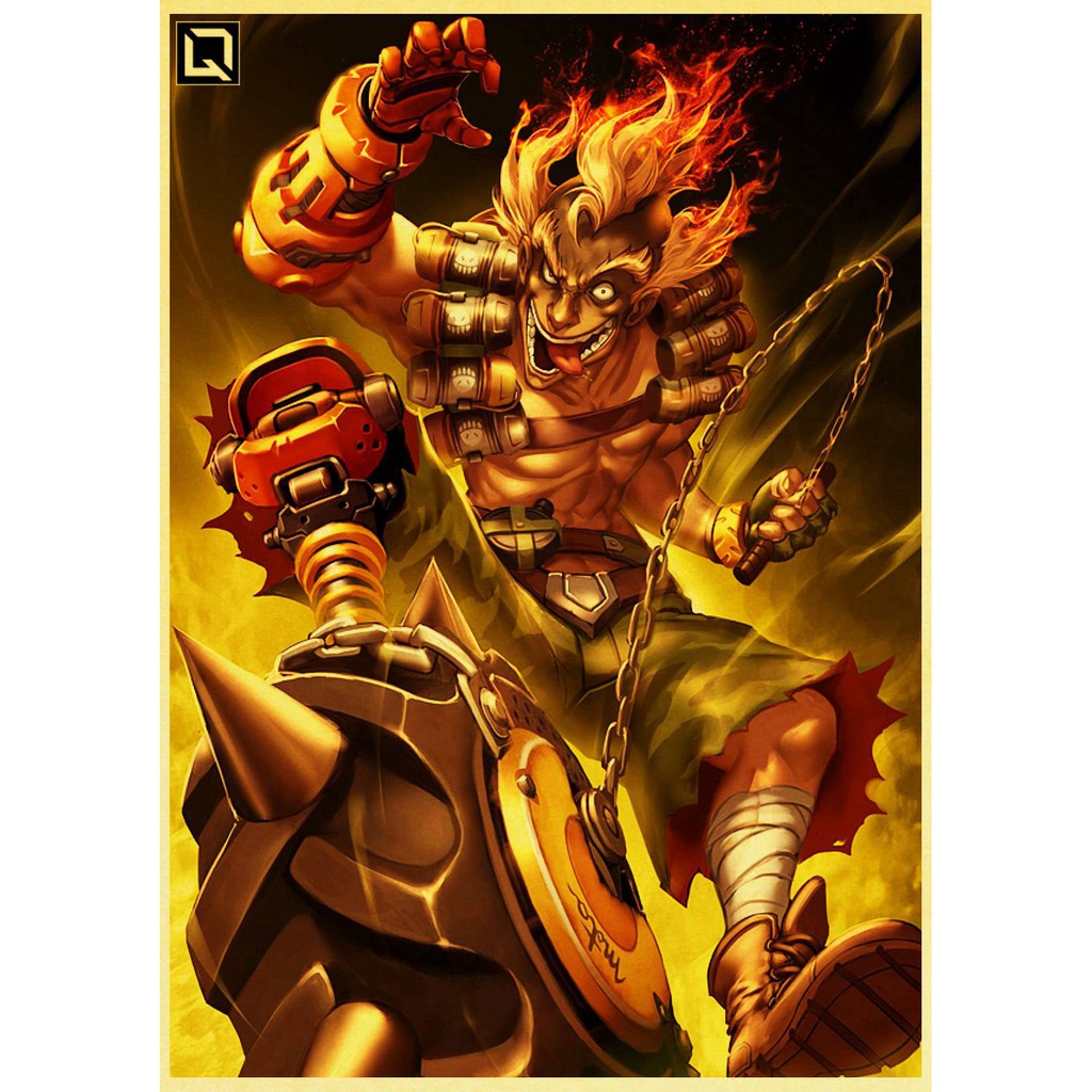 Game Poster Overwatch widowmaker retro posters kraft wall paper High ...