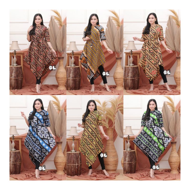 Batik DRESS Taper Tunic BATIK MOTIV SONGKET DRESS BATIK MOTIV SONGKET ...
