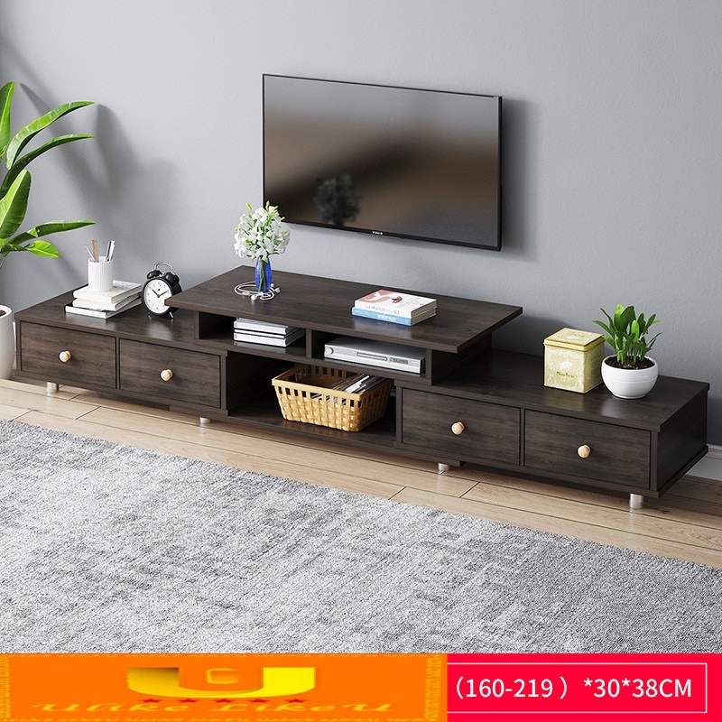 High Quality Retractable TV Cabinet Rack (160-219)*30*38cm | Shopee ...