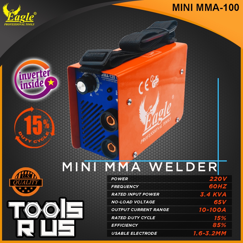 Eagle MMA-100 Mini Portable Inverter Welding Machine | Shopee Philippines