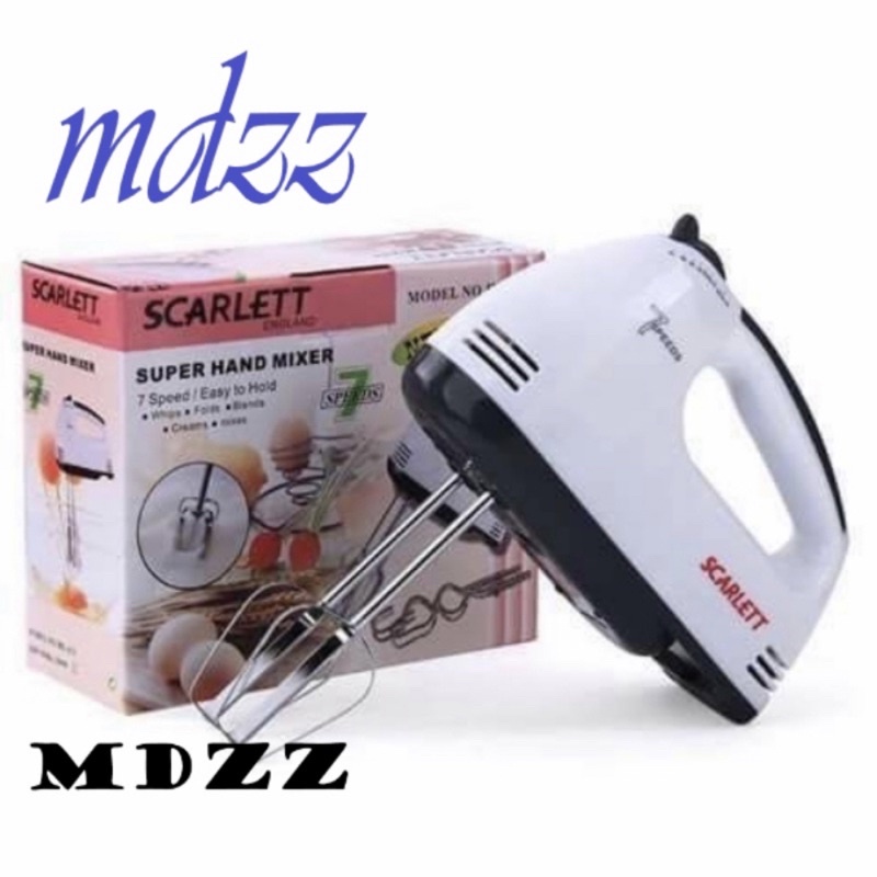 Mini Electric Mixer (Scarlet) | Shopee Philippines