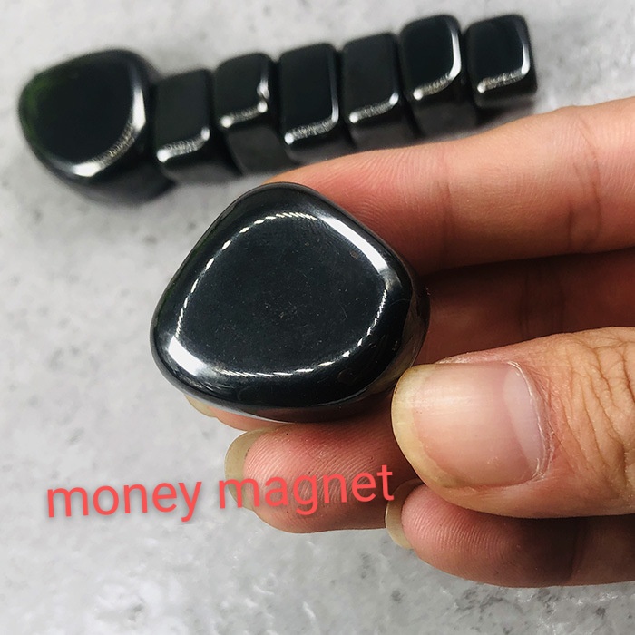 Money magnet/ Magnetite lodestone tumbled stone 20-30mm /natural ...