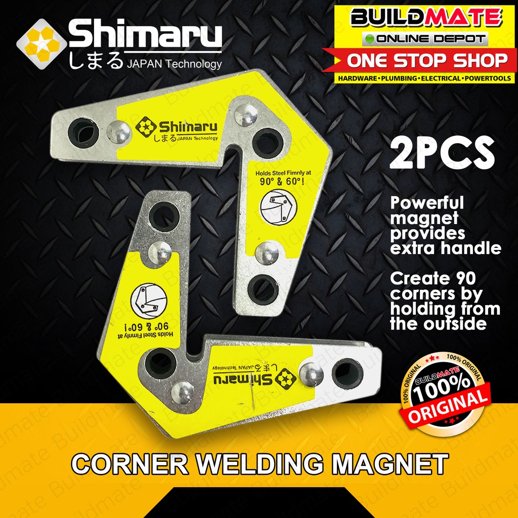 SHIMARU JAPAN 2PCS/SET Welding Holder Corner Magnet Inside Outside ...