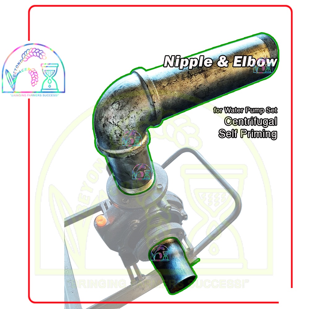 Nipple and Elbow for Water Pump Patubig Centrifugal , Self Priming 3x3 ...