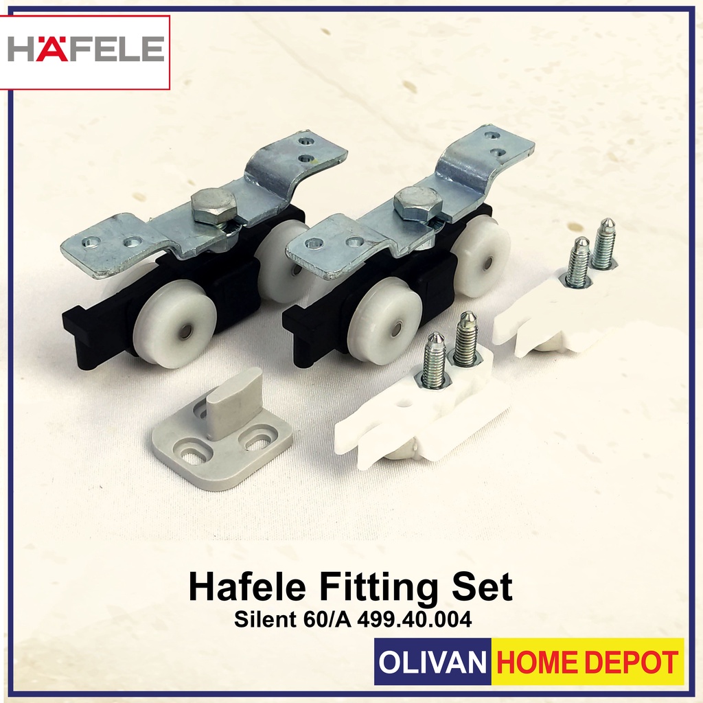 HAFELE Sliding Door Fittings Silent 60/A Set 499.40.004 | Shopee ...