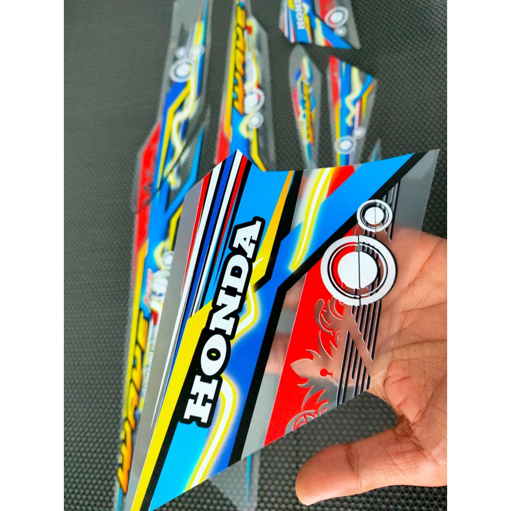 TRANSPARENT WAVE STRIPING I 125, SUPRA X 125 COSTUME VIETNAM | Shopee ...
